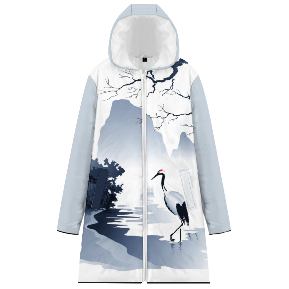 Japanese Cranes Waterproof Jacket – Holodeck Design