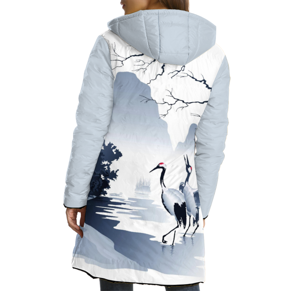 Japanese Cranes Waterproof Jacket – Holodeck Design