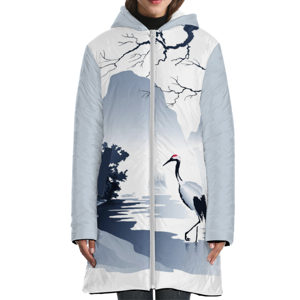 Japanese Cranes Waterproof Jacket – Holodeck Design